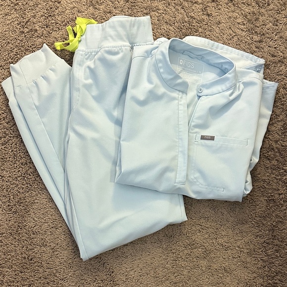 Figs | Other | Figs Limited Edition Sky Blue Scrub Set | Poshmark